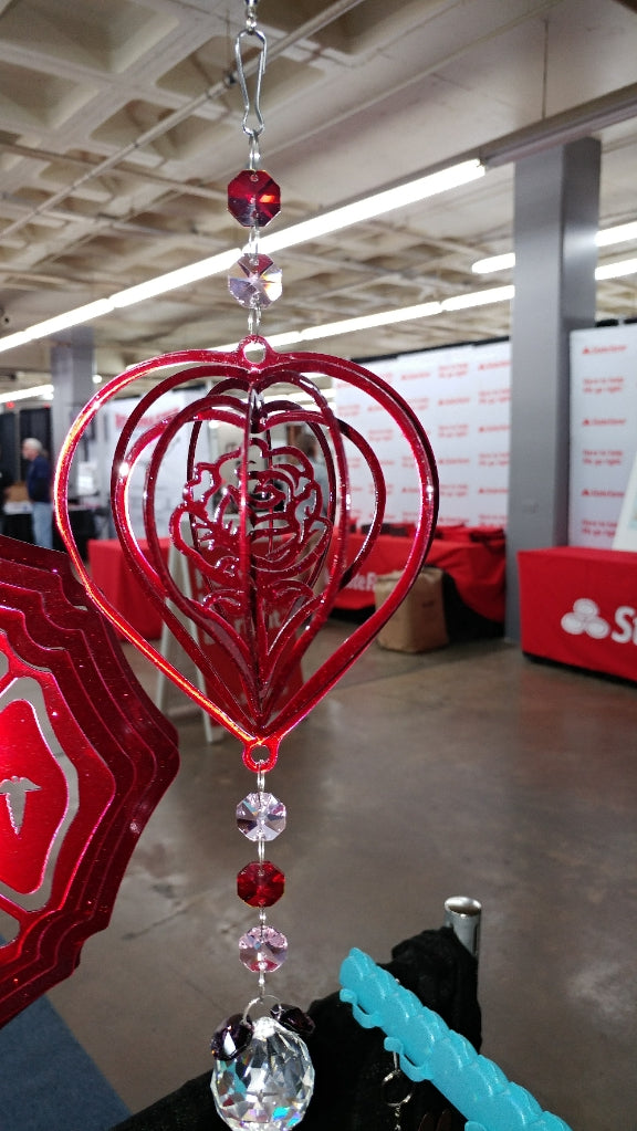 Heart Shape Wind Spinner – WagALotBowWow