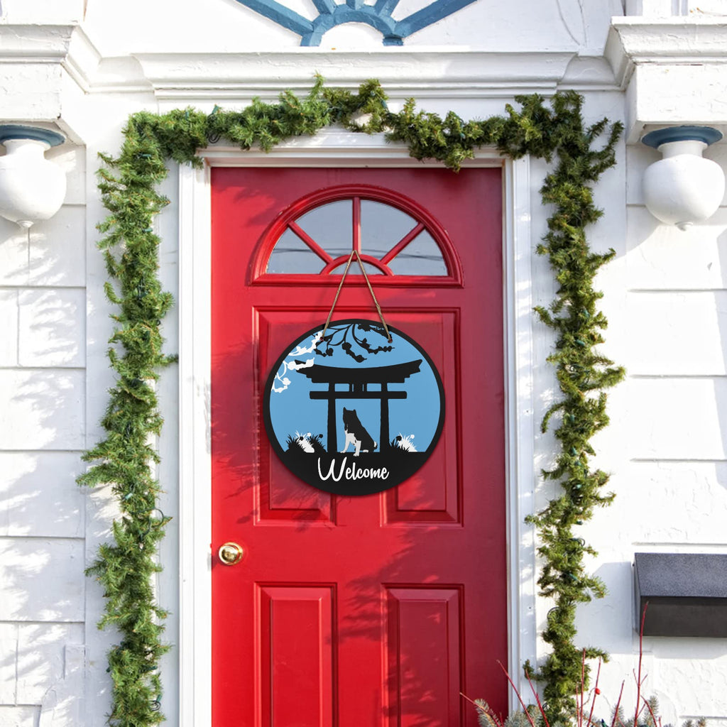 Custom Wooden Door Sign – WagALotBowWow